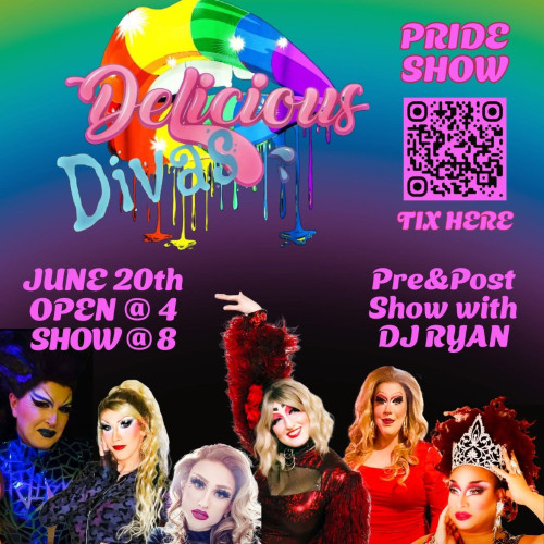 Delicuous Drag Divas Pride Drag Show at Hey Sailor! - Kikipedia Maine