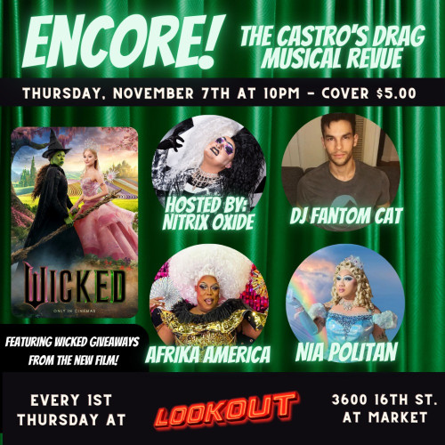 Encore! presents Wicked (Movie) - Lookout at The Lookout - Kikipedia ...